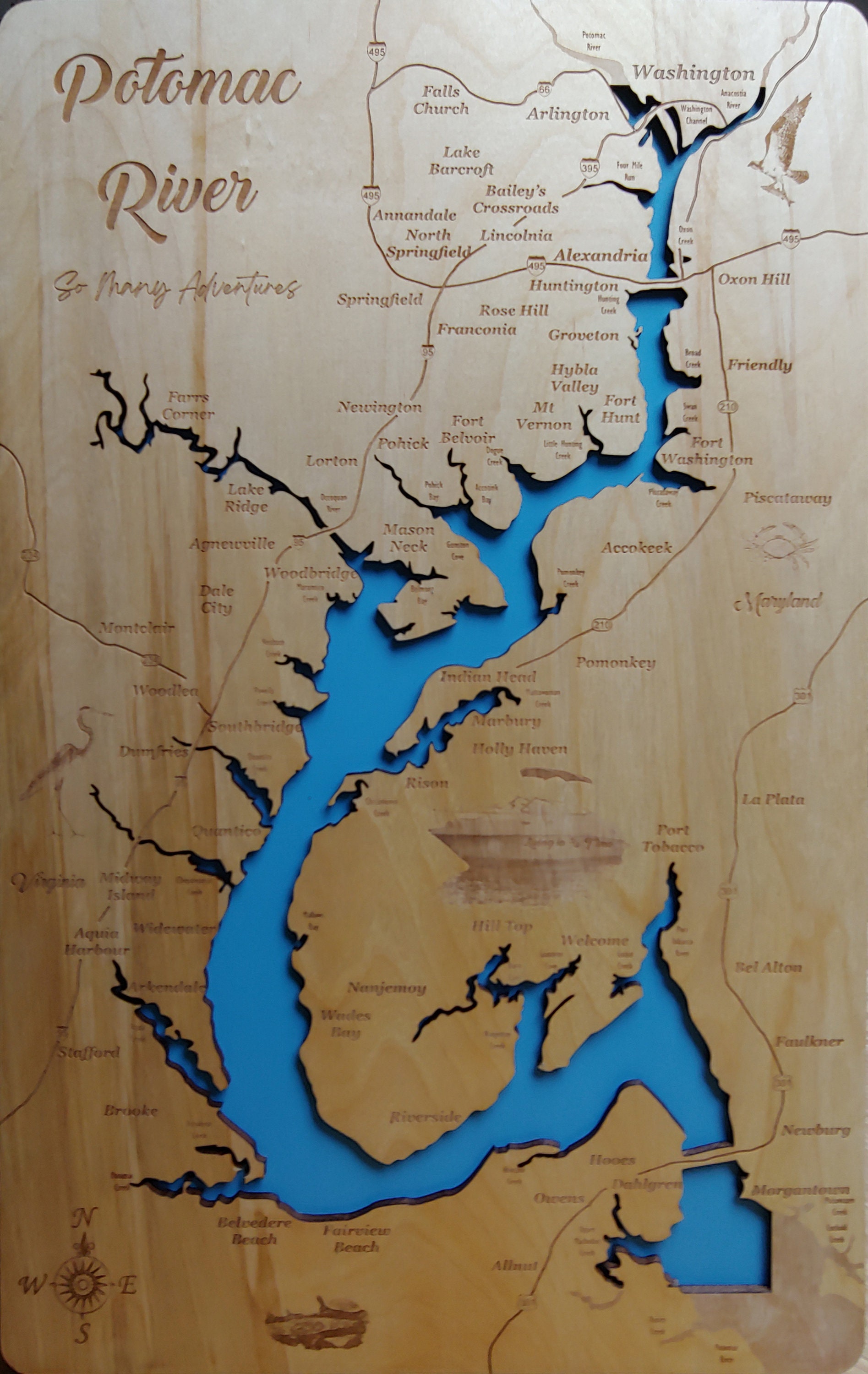 Potomac River On Full Map