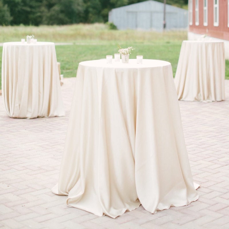 Round Table Cloth Overlay - Etsy