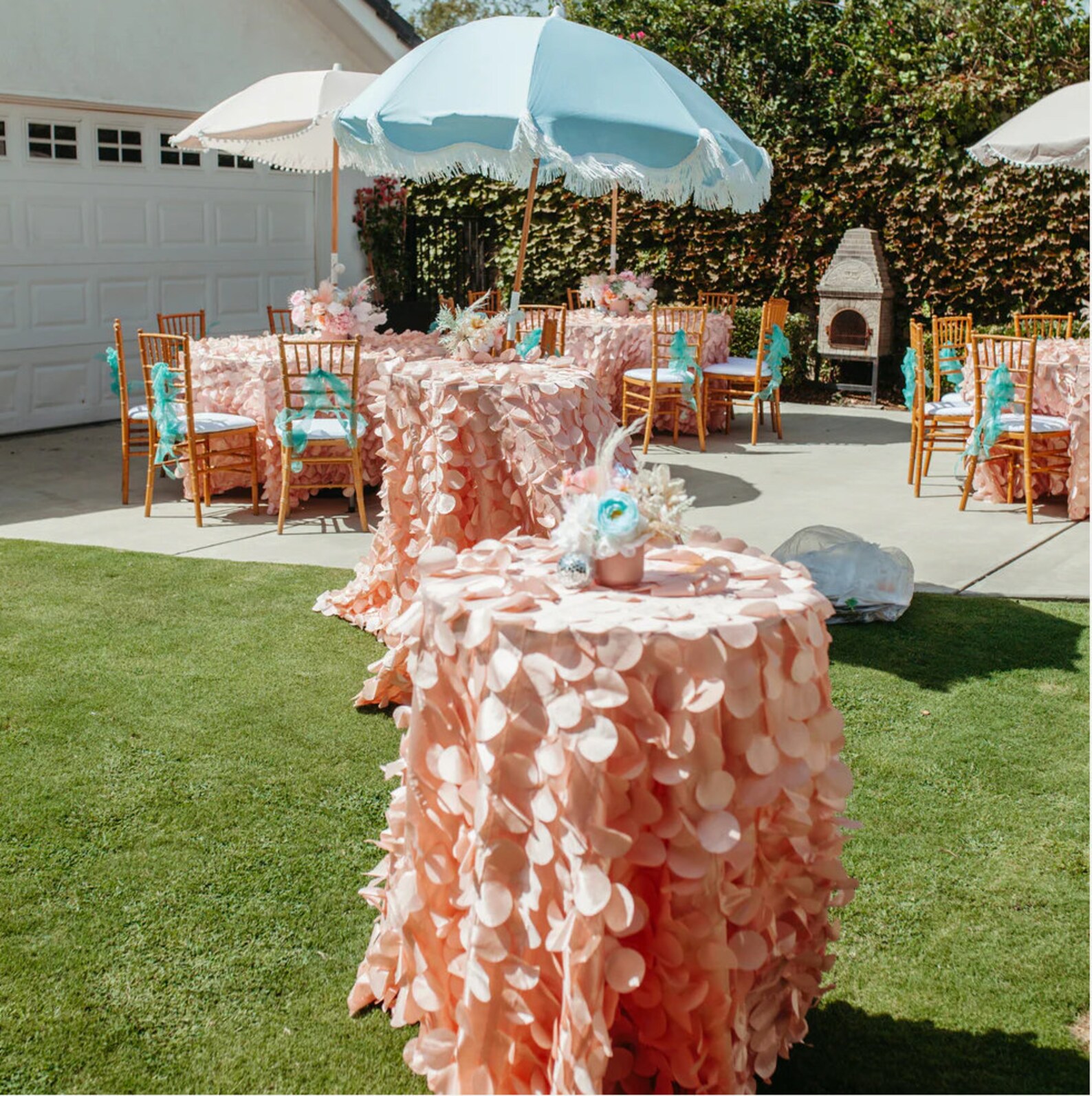 Blush Petal, Ballet Pink Tablecloths, Graduation, Beach, Princess ...