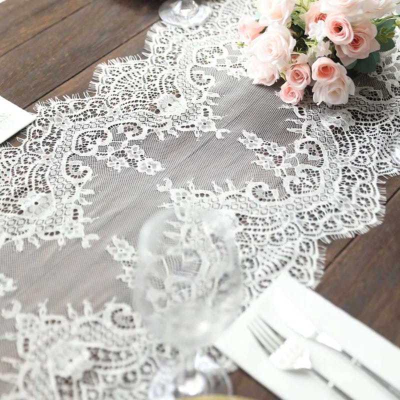 Lace Table Runner - Etsy