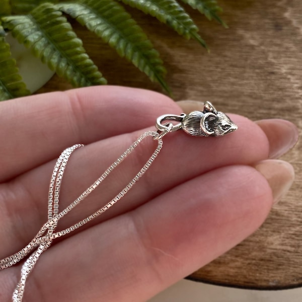 Silver Mouse - Etsy
