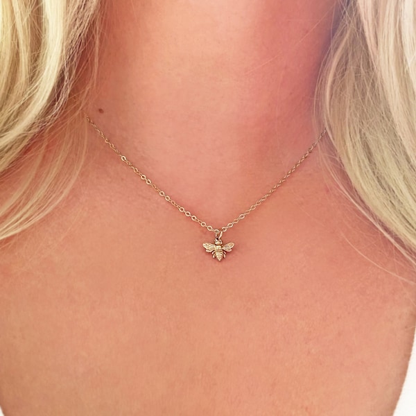 Bee Necklace - Etsy