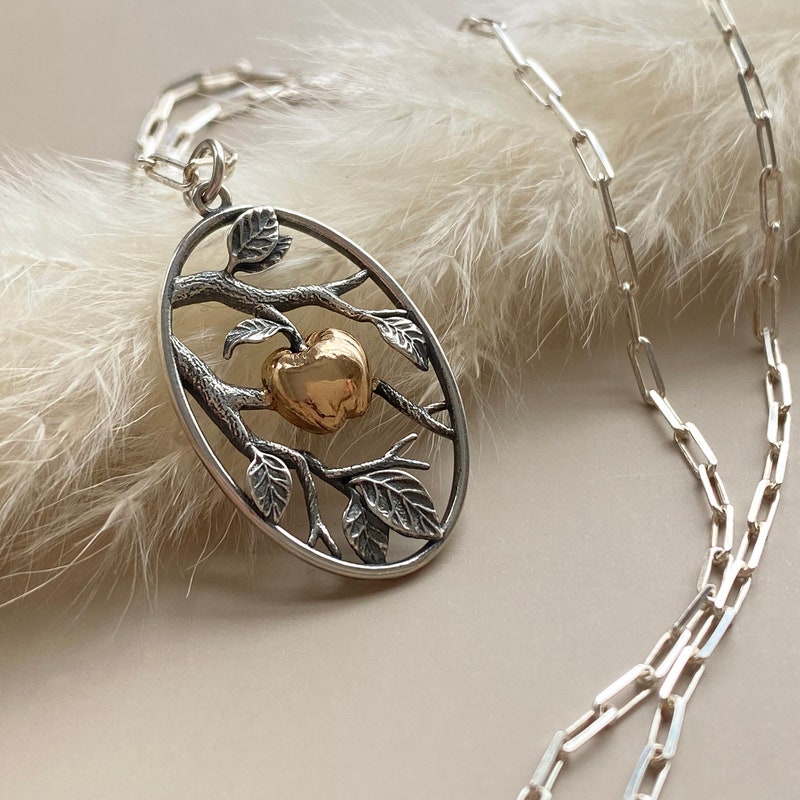 Apple Necklace - Etsy