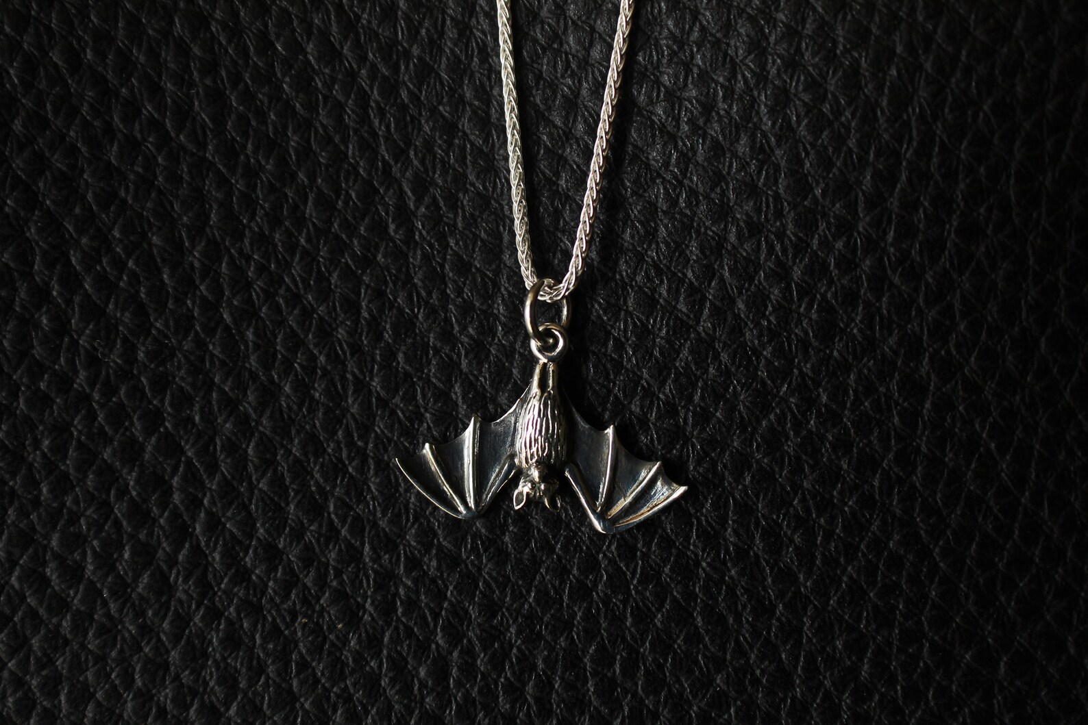 Sterling Silver or Gold Bat Necklace Your Choice. Bat Jewelry - Etsy