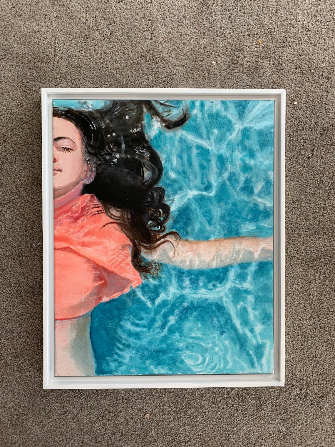 Chill Out Original Oil Painting Portraiture - Etsy