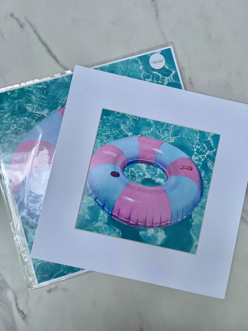 Float on 2 Barbie Float Archival Print - Etsy