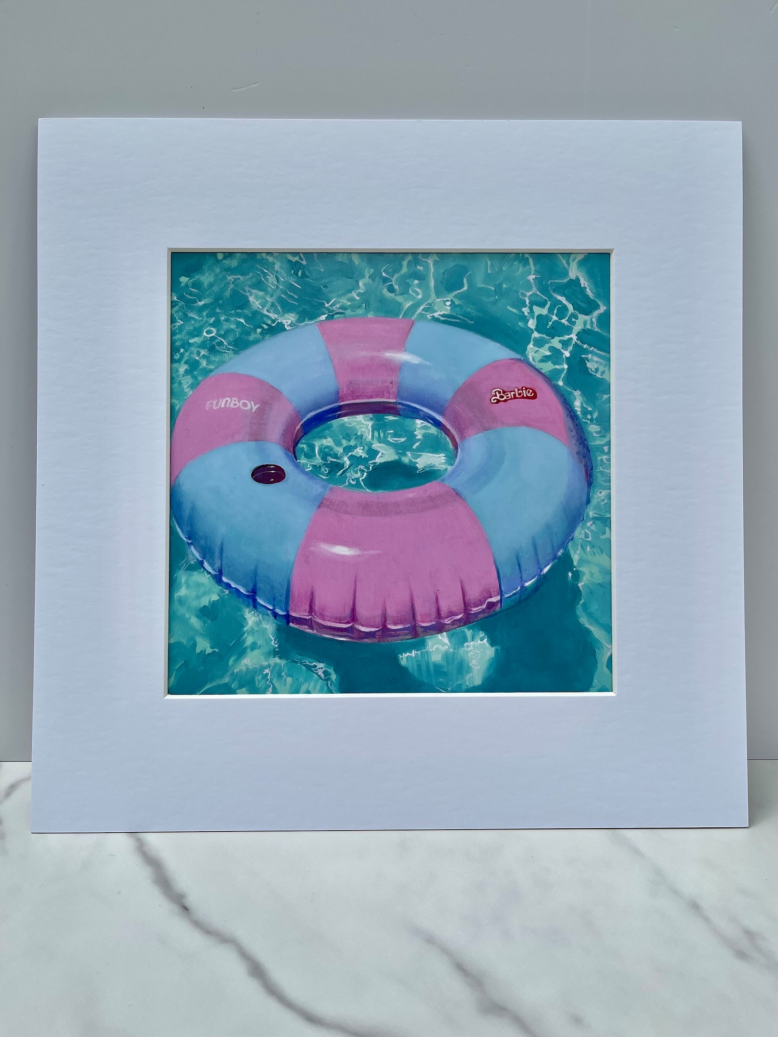 Float on 2 Barbie Float Archival Print - Etsy