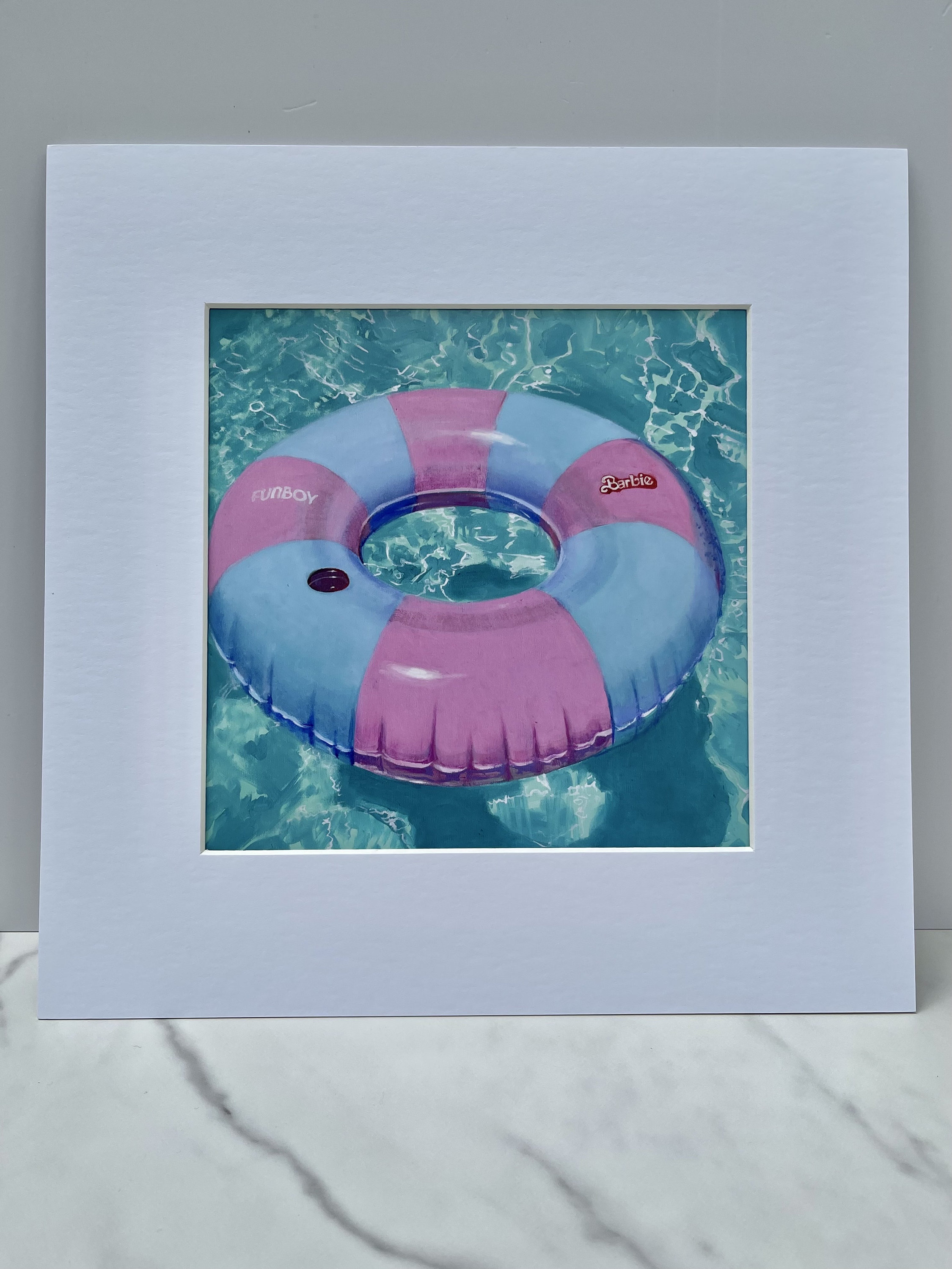 Float on 2 Barbie Float Archival Print - Etsy