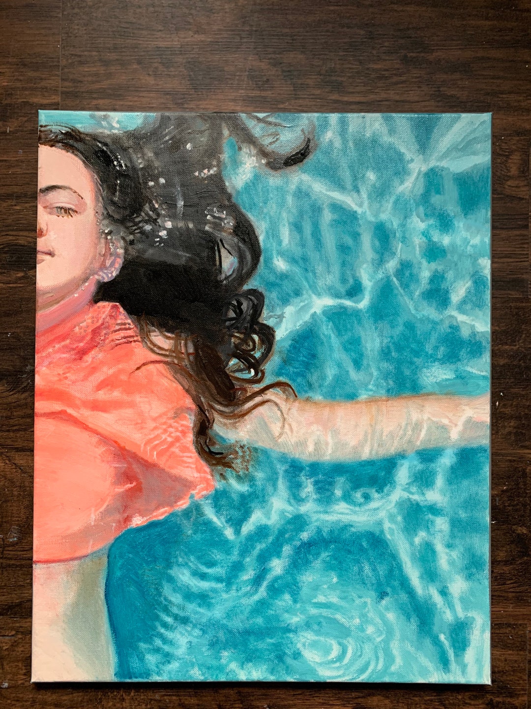 Chill Out Original Oil Painting Portraiture - Etsy