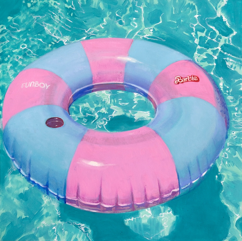 Float on 2 Barbie Float Archival Print - Etsy