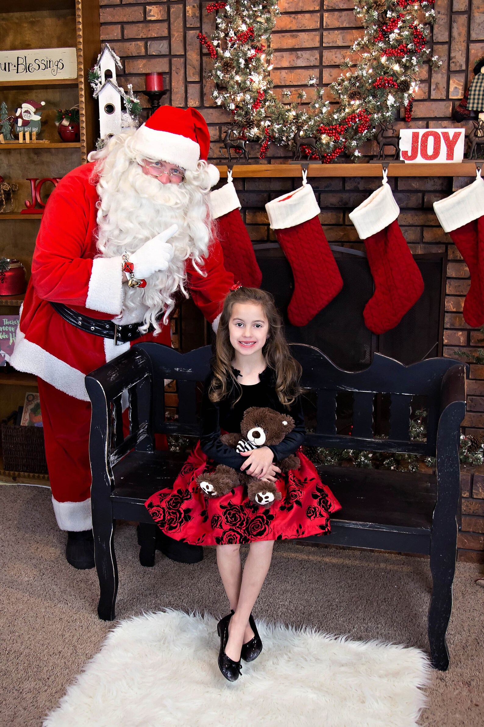 Santa Claus Digital Backdrop - Etsy