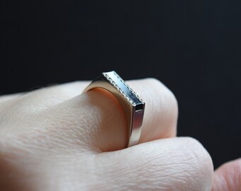 Rectangular Ring - Etsy