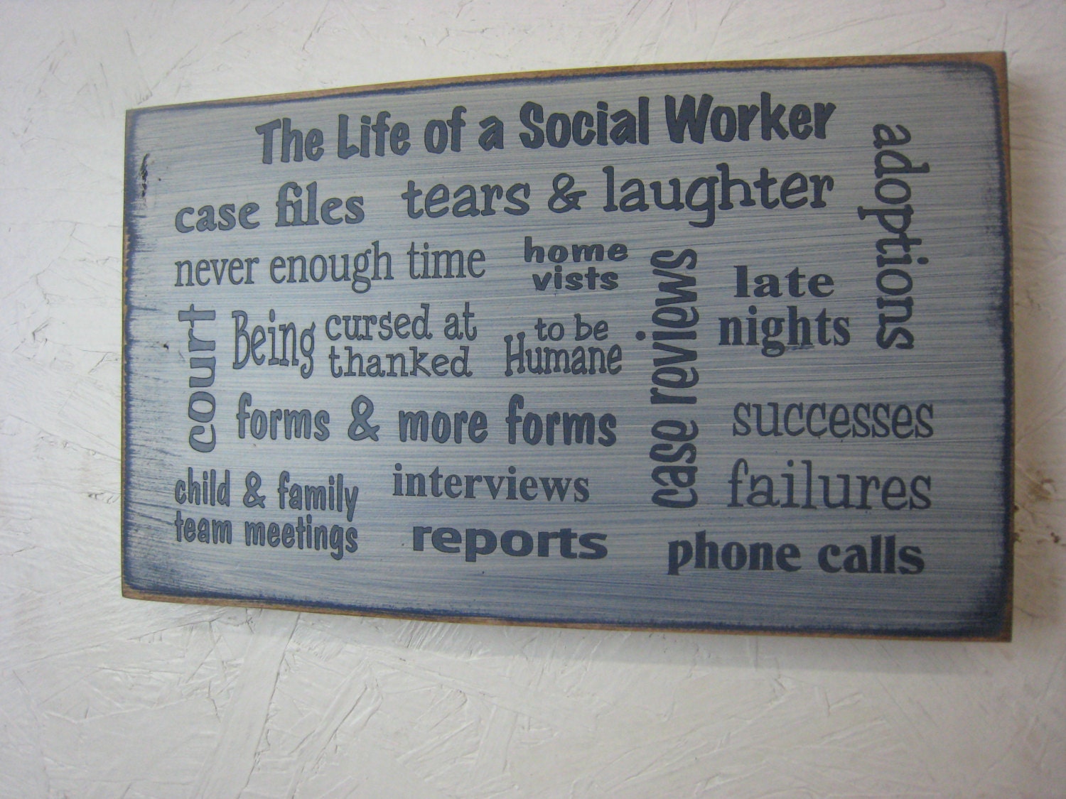 Great Social Worker Gift Subway Sign Personalized Helping - Etsy