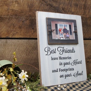 Best Friends Leave Memories in Your Heart and Footprints on | Etsy