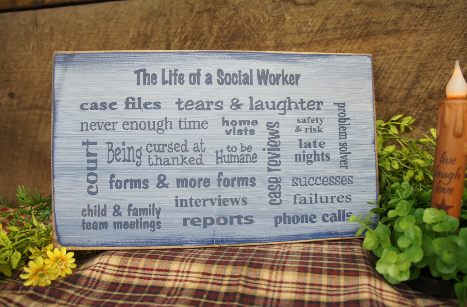 Great Social Worker Gift Subway Sign Personalized Helping - Etsy