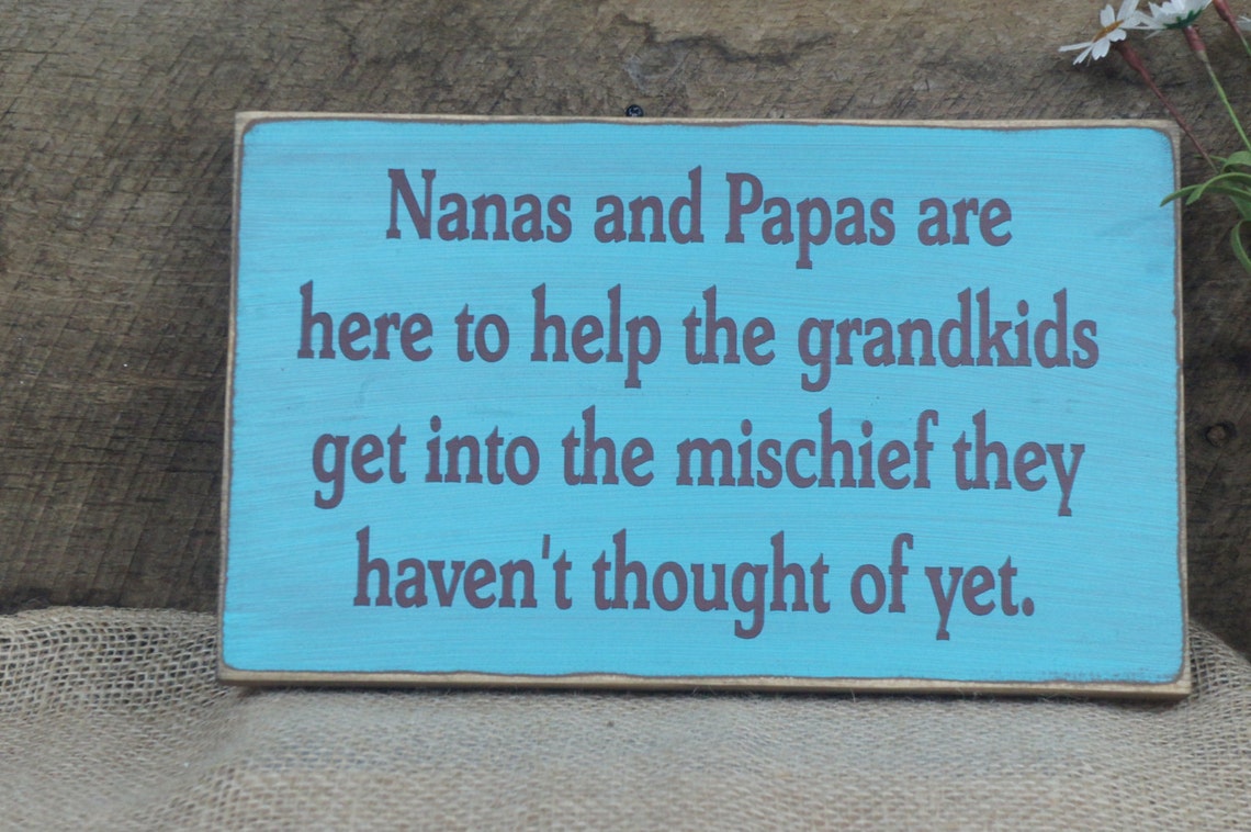 Nana and Papas Are Here to Help the Grandkids Get Into | Etsy