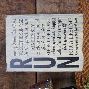 Run What a Great Sign for a Runner. What Are All the Reasons Someone ...