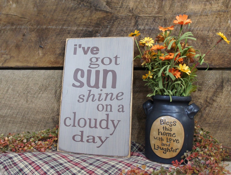 I've Got Sunshine on a Cloudy Day We All Need a Little | Etsy