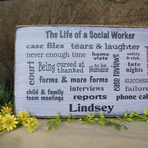 Great Social Worker Gift - Subway Sign - Personalized Helping ...