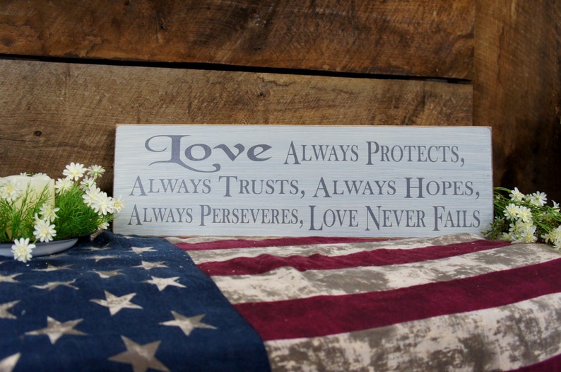 Love Always Protects Always Trusts Always Hopes Always - Etsy