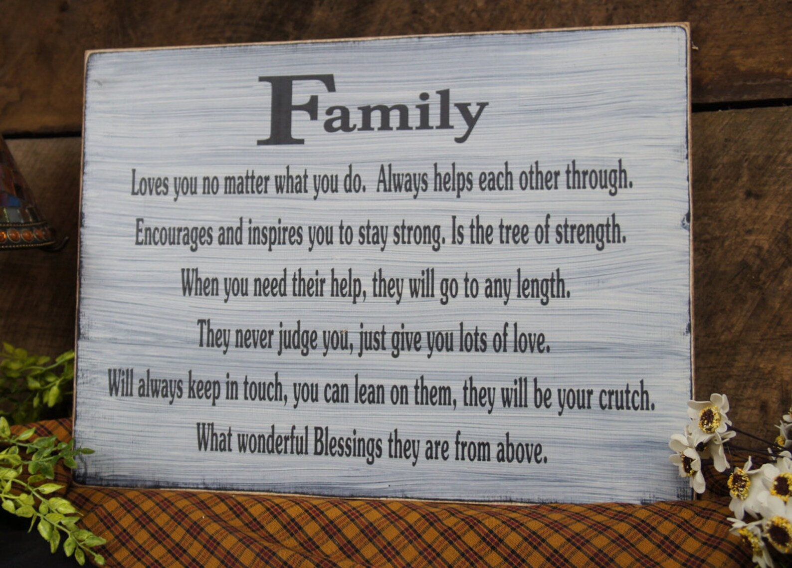 Family is Always There When You Need Them...what Blessings - Etsy