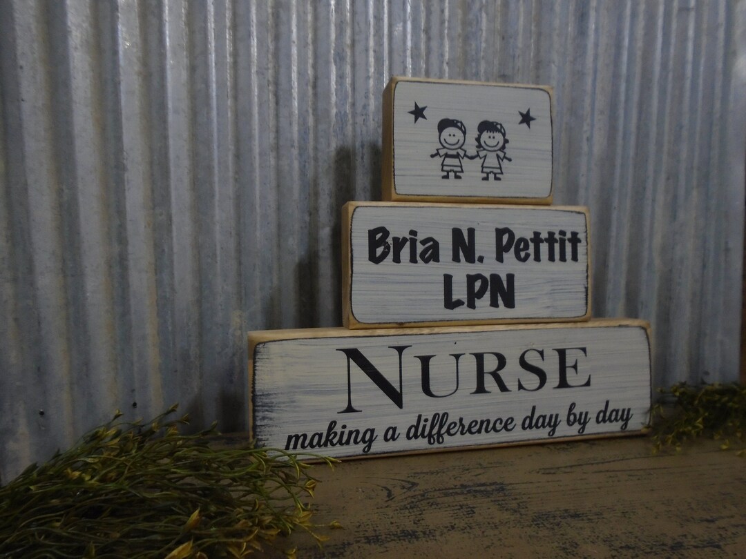 Nurses Gift Nurse Making a Difference Day by Day Personalized With Name ...