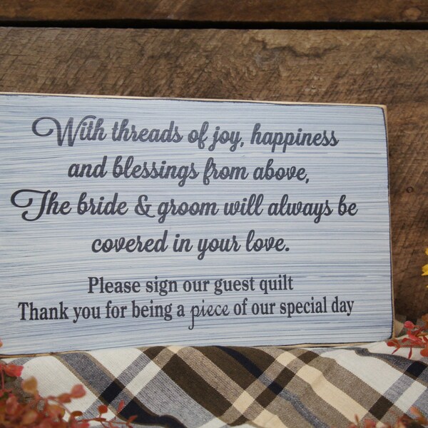Sign Wedding Guest Quilt at Xavier Guerard blog