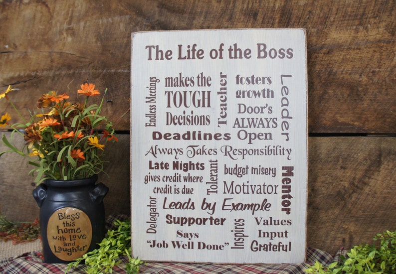 The Life of the Boss Makes a Great Gift for Your Boss Subway | Etsy