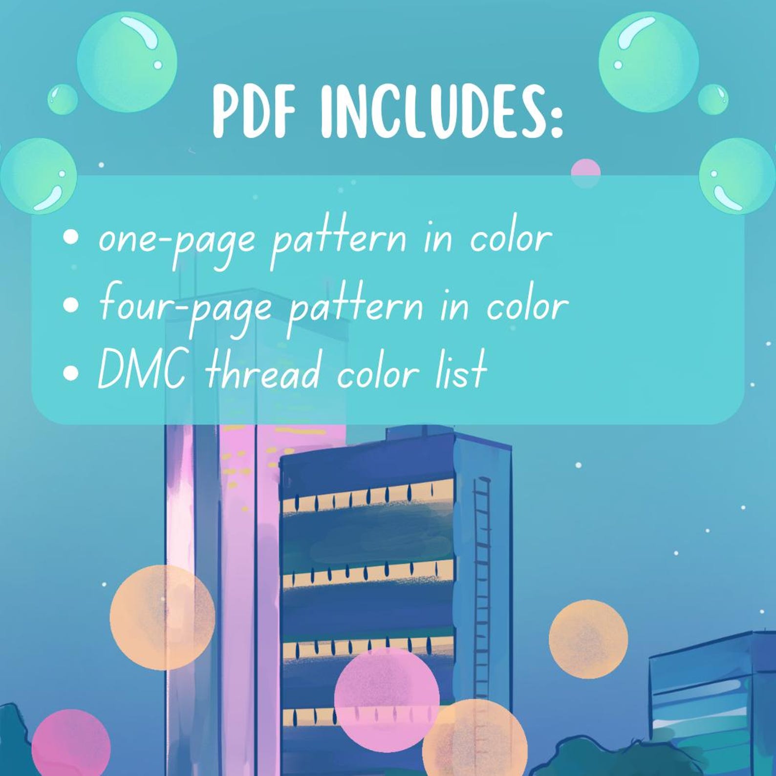 Sweet Super Star Snacks | Digital PDF Cross Stitch Pattern | Kirby ...