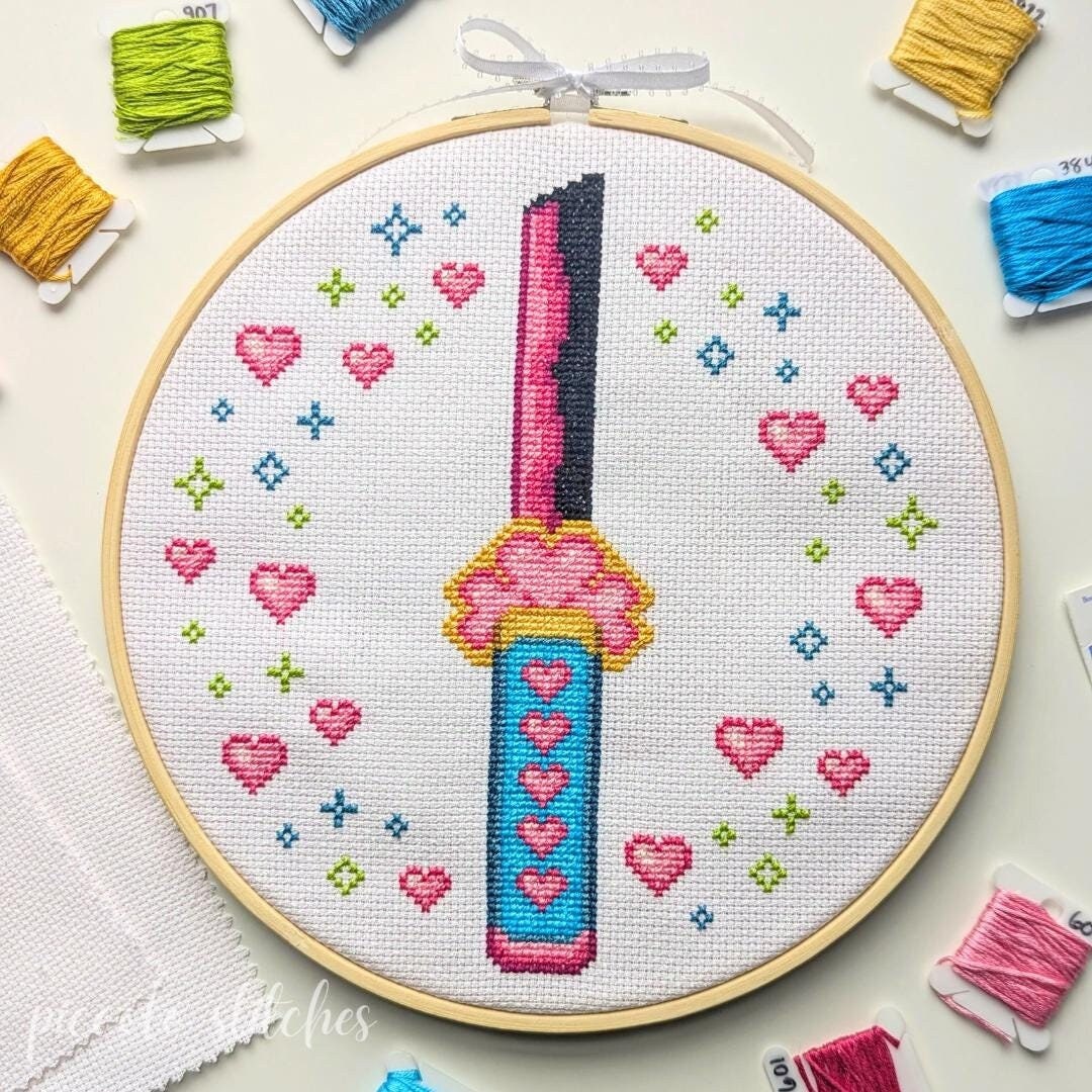 Love Pillar Sword Cross Stitch Pattern Digital PDF Love Breathing ...