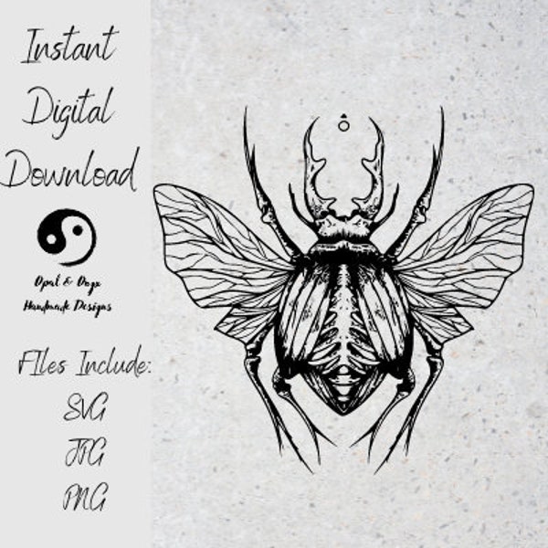 Scarab Beetle Svg - Etsy