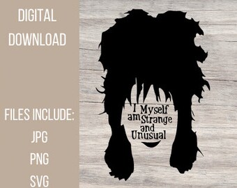 Strange Unusual Svg | Etsy