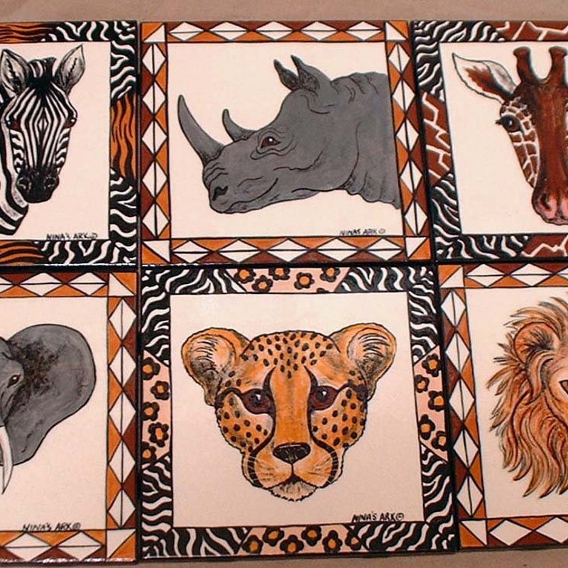 African Tile - Etsy
