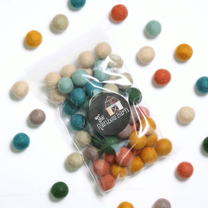 Wool Balls String - Etsy