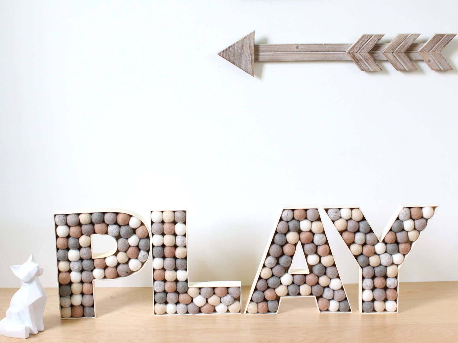 Felt Ball Alphabet Letters PLAY, Nursery Decor, Felt Balls, Kids ...