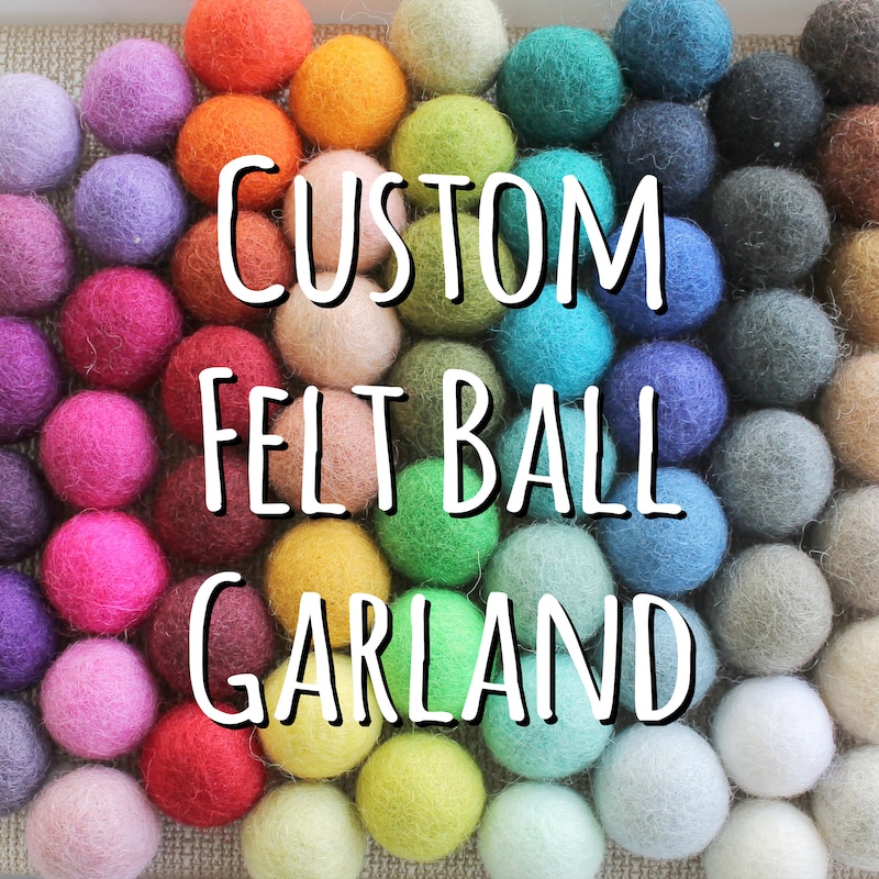 Pink Pompoms Garlands - Etsy