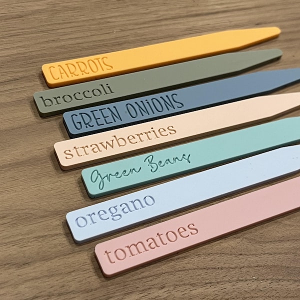 Plant Id Marker Kitchen - Etsy Canada