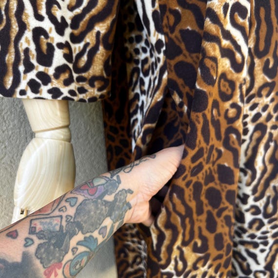 LEOPARD 1960’s 60s Cheetah Animal Print Vintage Swing… - Gem