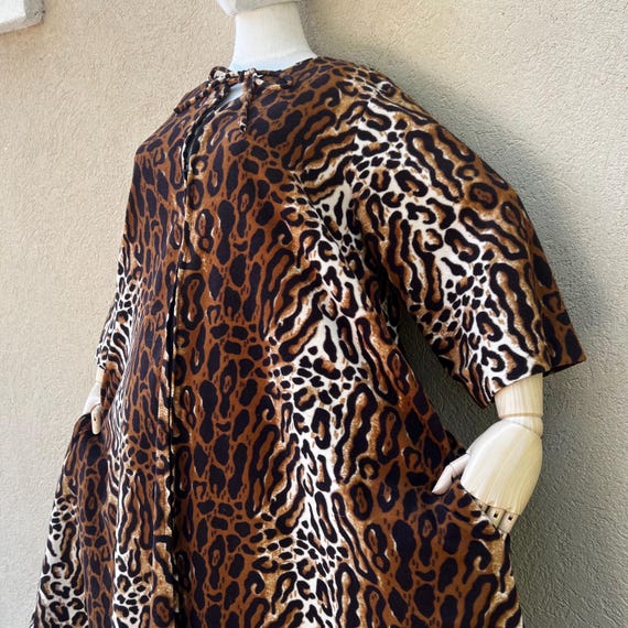 LEOPARD 1960’s 60s Cheetah Animal Print Vintage Swing… - Gem