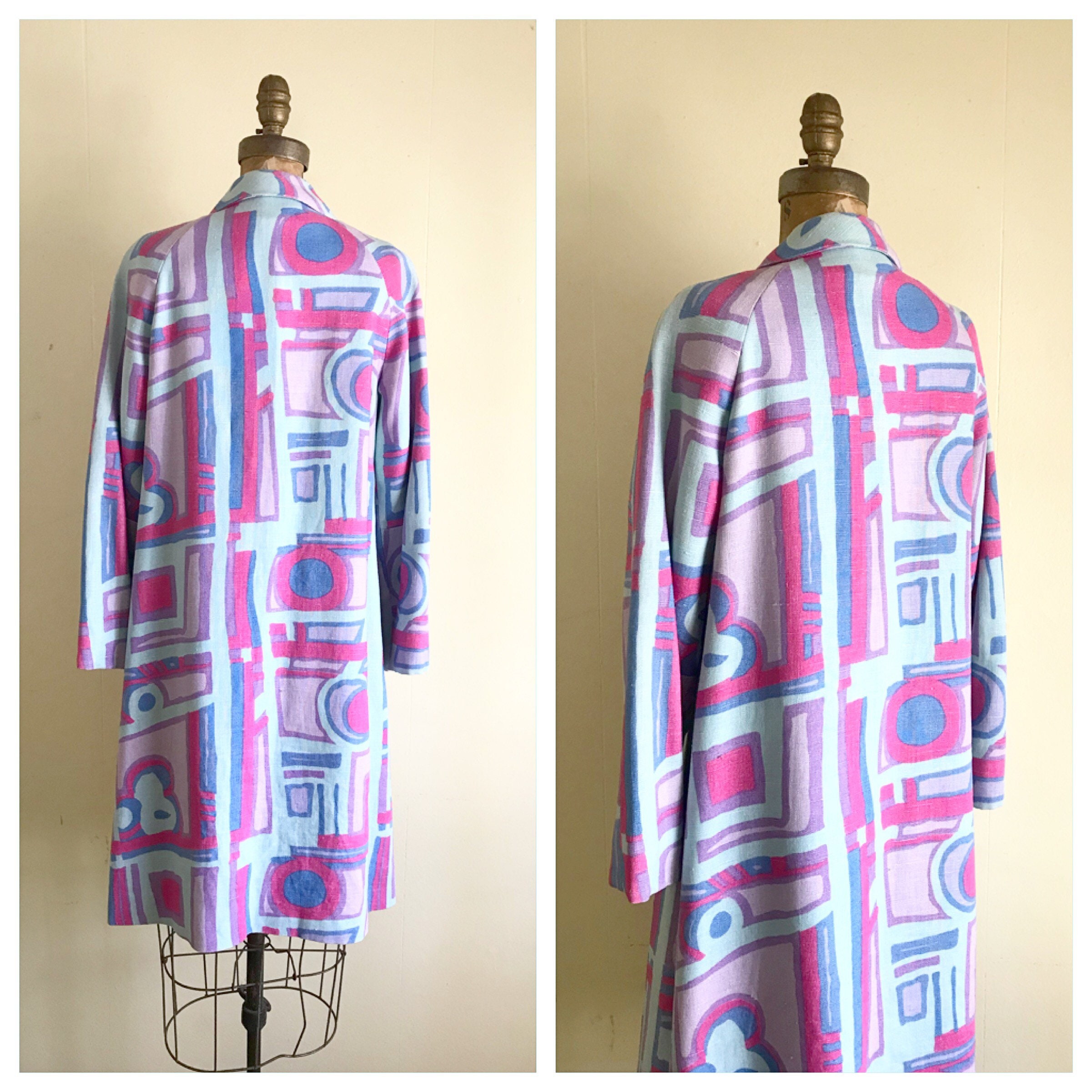 GEOMETRIC WOMEN'S MOD Go-Go 1960's Vintage 1960s Pink | Etsy