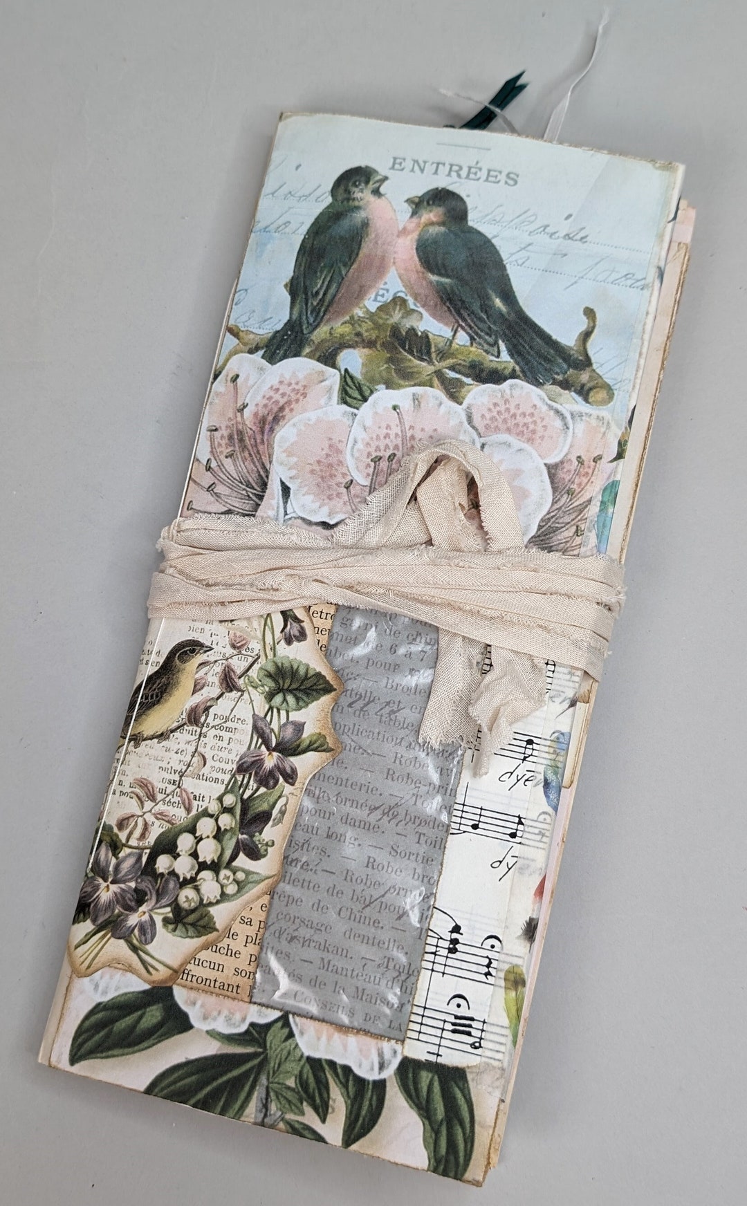 JUNK JOURNAL Tall Envelope Flip Flop Pockets - Etsy