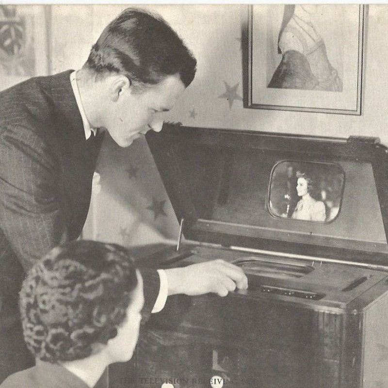 1950s Television Set - Etsy