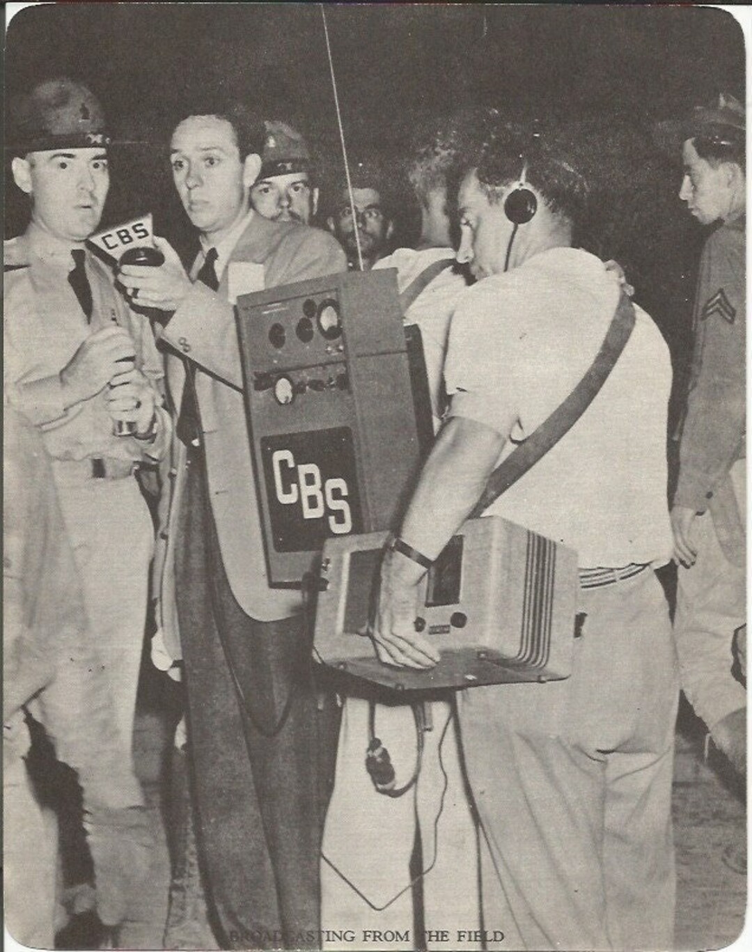 Vintage 1946 Broadcasting From the Field Print Educational - Etsy