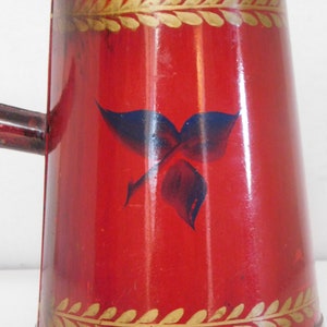 Antique Primitive Tole Painted Tin Dipper Signed by Artist - Etsy