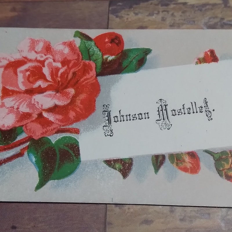 Antique Calling Card - Etsy