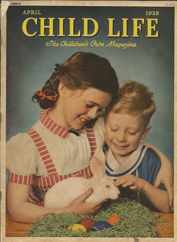 Vintage April 1939 Child Life Magazine Easter Issue - Etsy