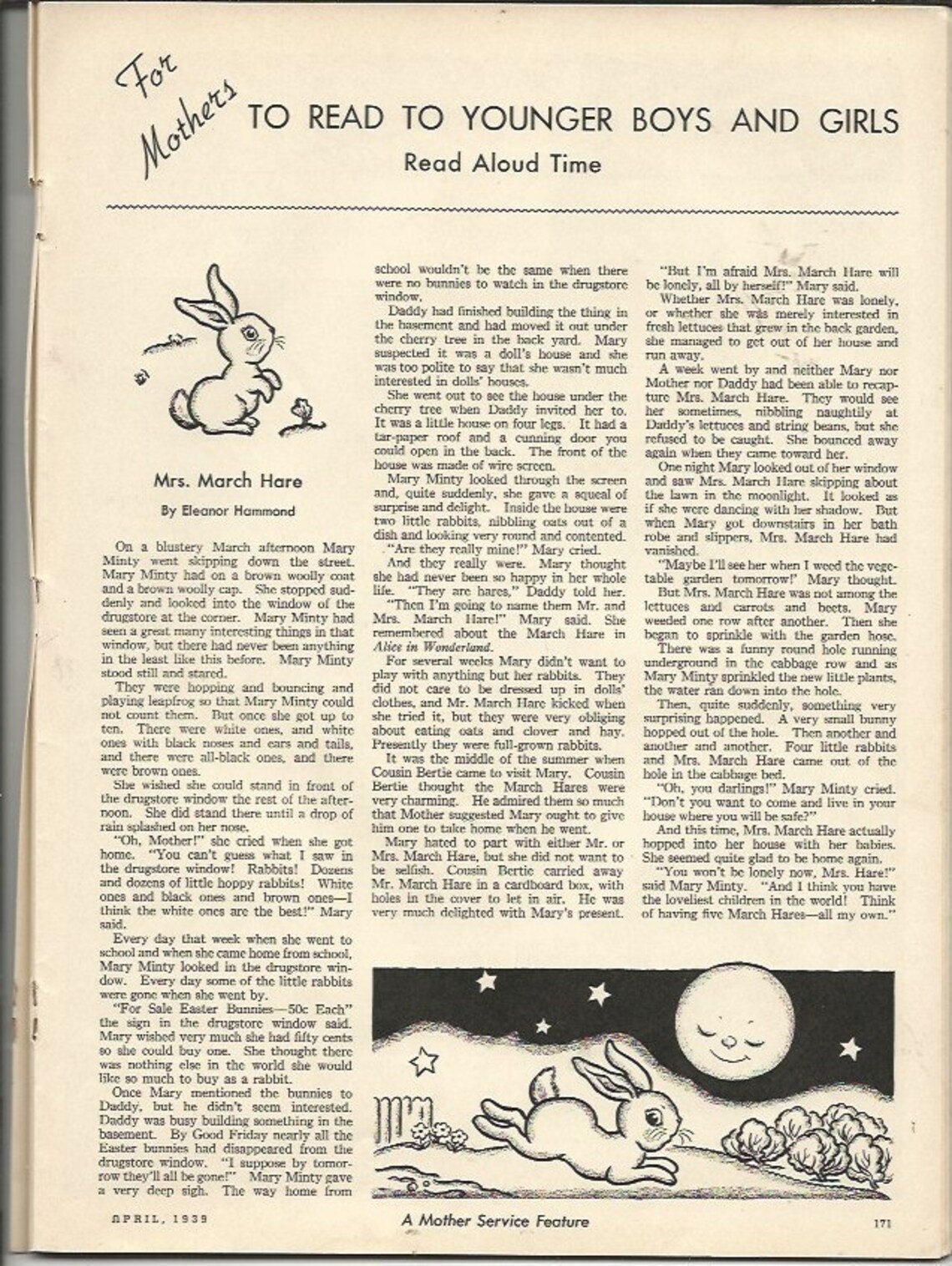 Vintage April 1939 Child Life Magazine Easter Issue - Etsy