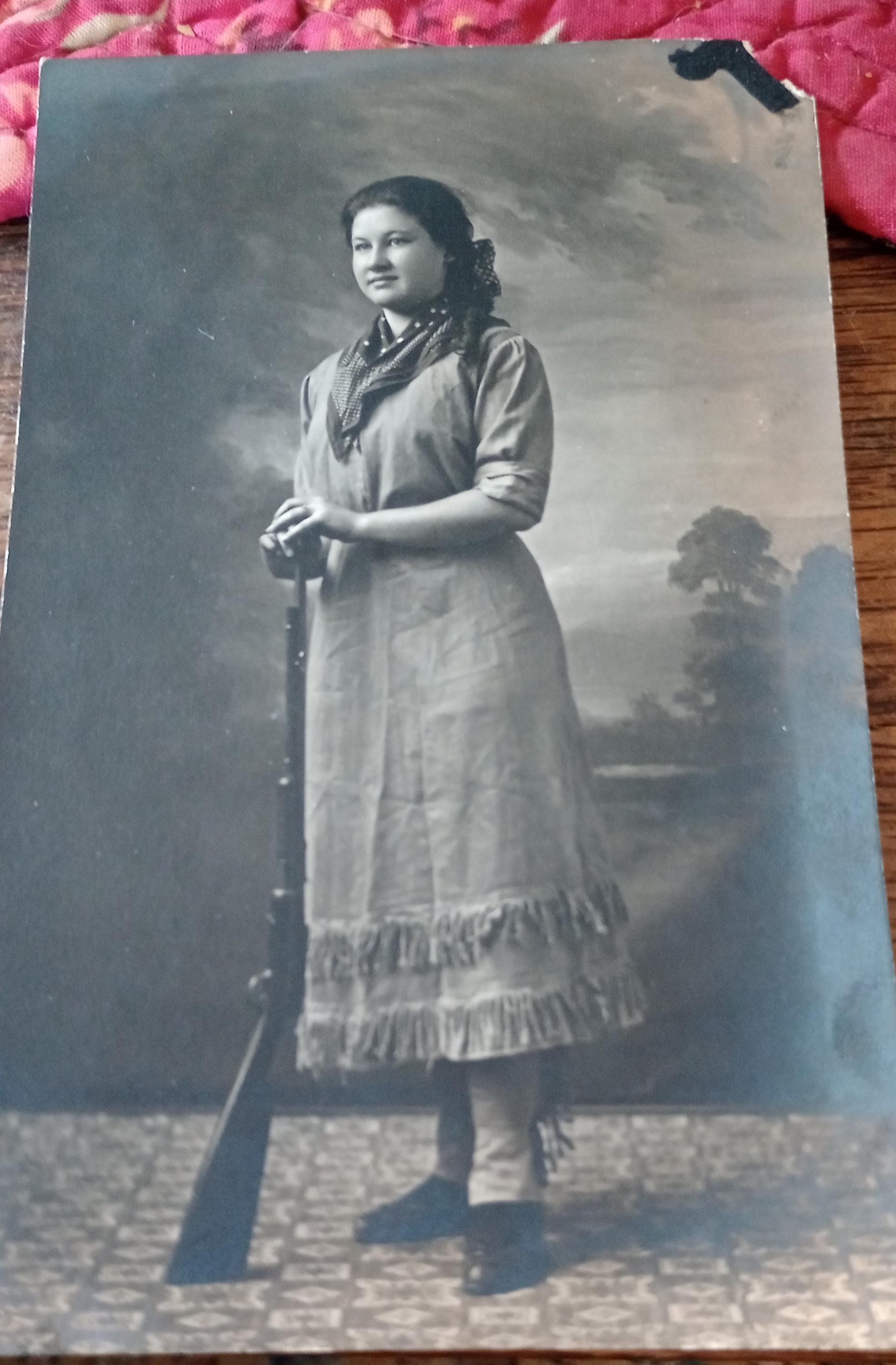 Antique Old West Frontier Woman RPPC Photo Postcard - Etsy