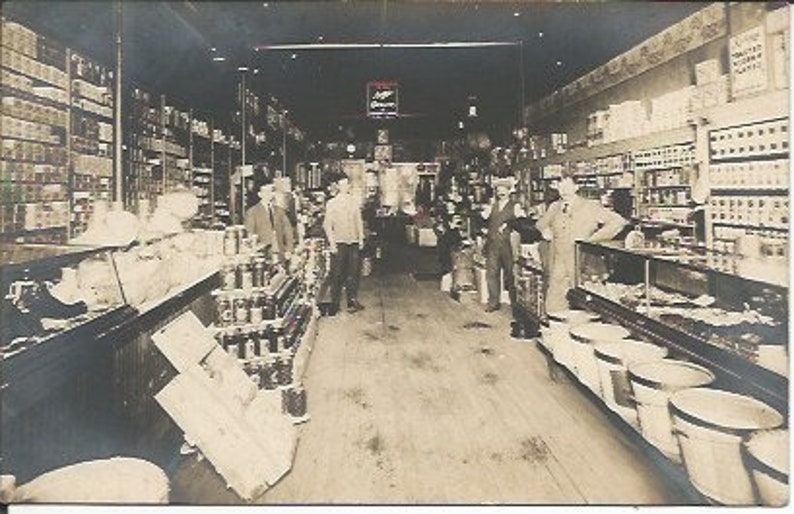 Antique General Store RPPC Photograph Postcard Advertising - Etsy