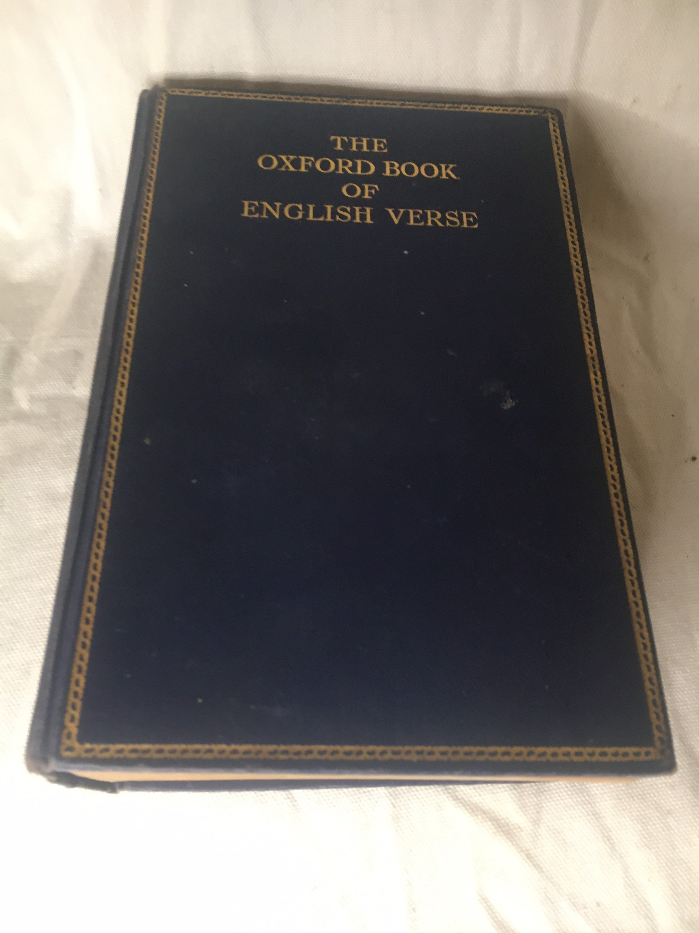 Oxford Book Of English Verse